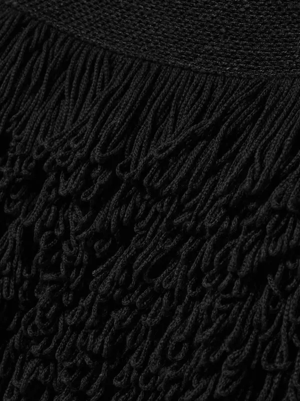 Gabriela Hearst Corus Fringed Cashmere And Silk-blend Midi Dress