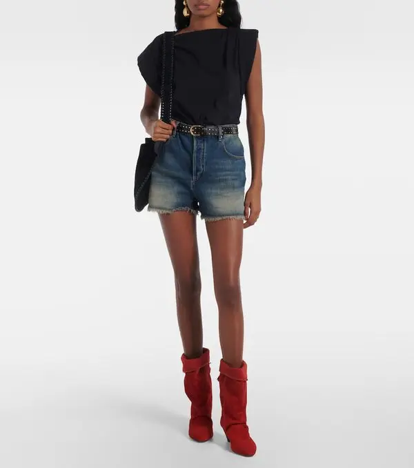 Isabel Marant Dalby Suede Cowboy Boots