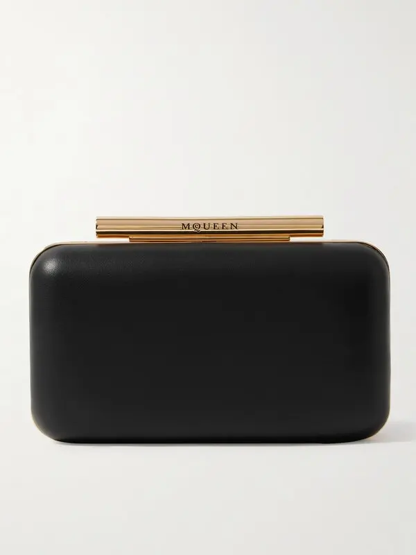 Alexander McQueen T-bar Leather Clutch
