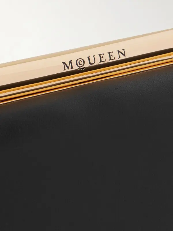 Alexander McQueen T-bar Leather Clutch