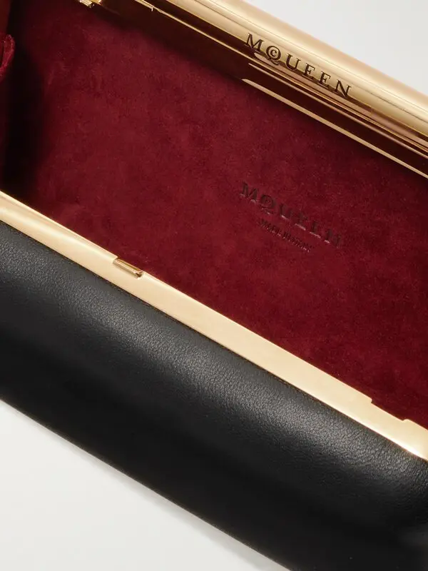 Alexander McQueen T-bar Leather Clutch