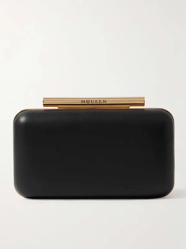 Alexander McQueen T-bar Leather Clutch