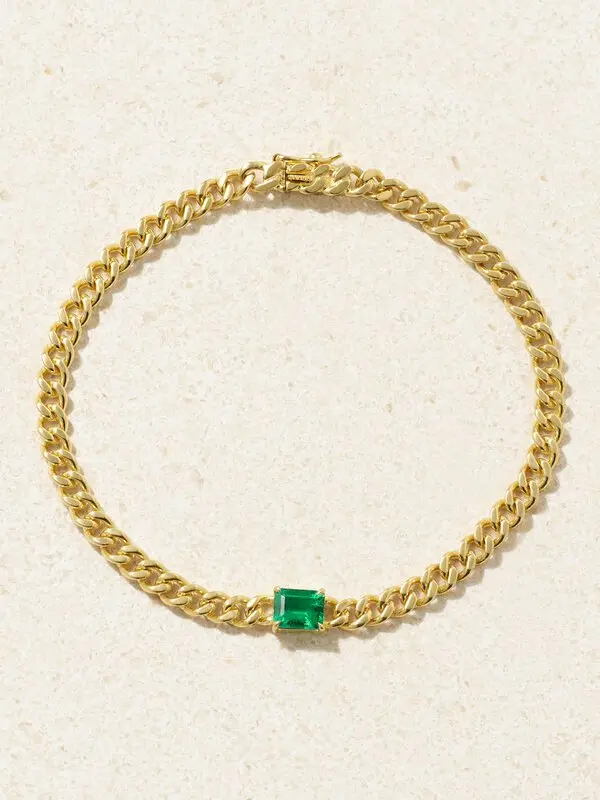 ANITA KO 18-karat Emerald Bracelet - Green