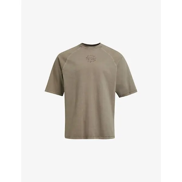 GYMSHARK Premium Legacy Short-sleeve Cotton-jersey T-shirt - Gs Camo Brown/pigment Dy