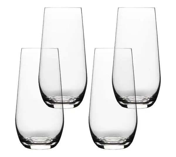 OVERANDBACK Over&back Stemless Mouth-blown Glassware Set Of 4 - One-color