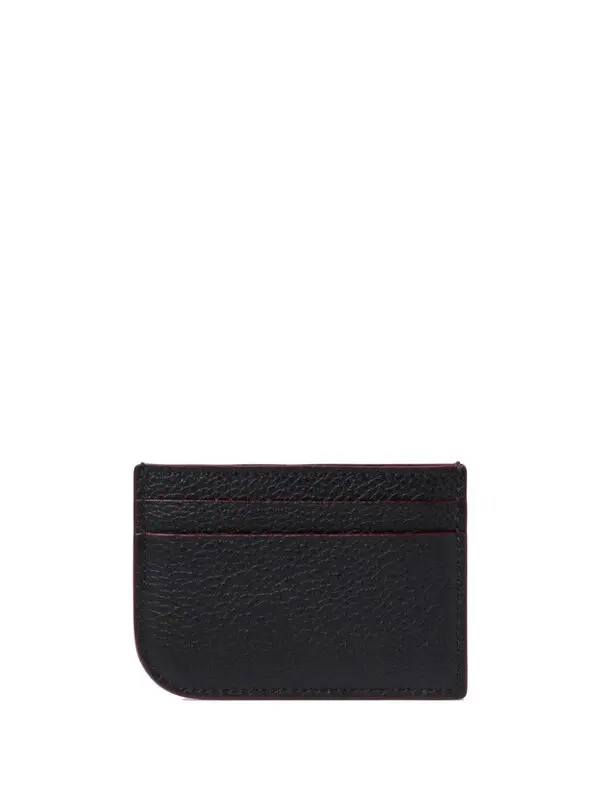 Alexander McQueen Leather Card Holder - Black