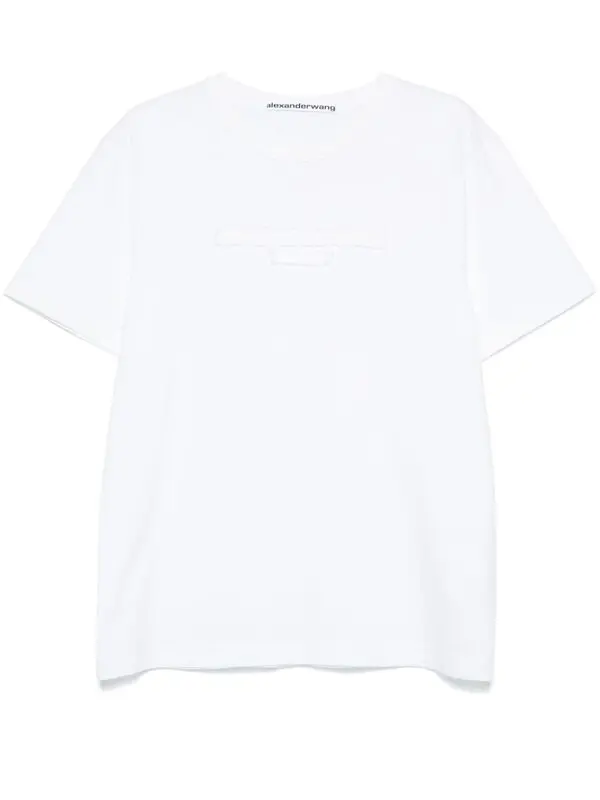 Alexander Wang Logo-embossed T-shirt