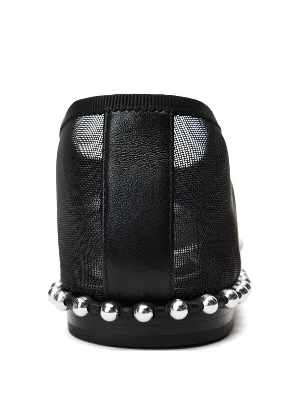 Alexander Wang Lina Ballchain Ballet Flats - Black