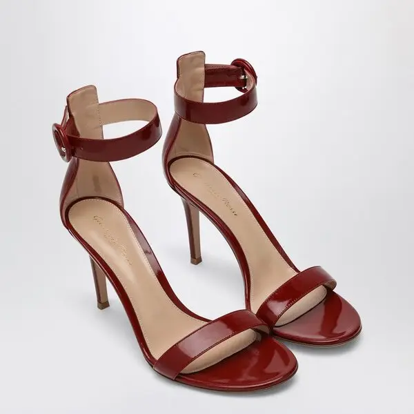 GIANVITO ROSSI Portofino 85 Sandal - Red