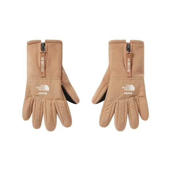 SKIMS X Tnf Retro Denali Fleece Gloves - Ochre
