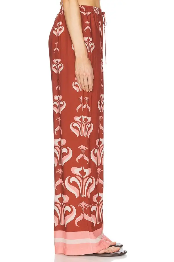 ADRIANA DEGREAS Vintage Lily Wide Leg Pant