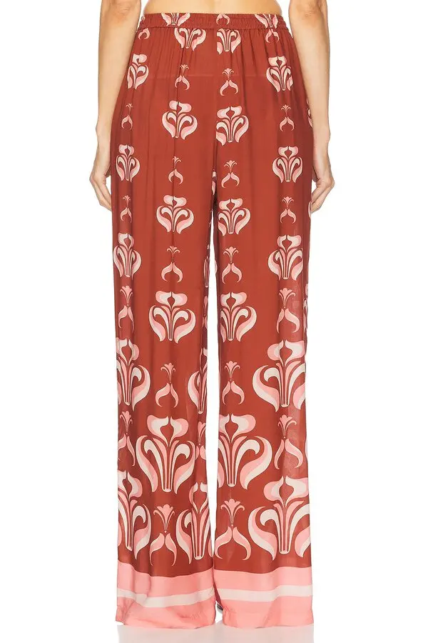 ADRIANA DEGREAS Vintage Lily Wide Leg Pant