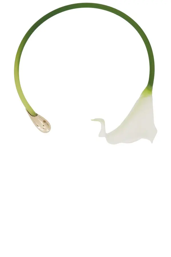 Cult Gaia Calla Choker - White