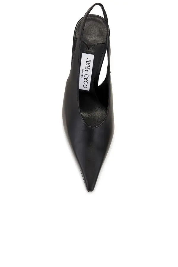 JIMMY CHOO Isa 95 Slingback Heel - Black