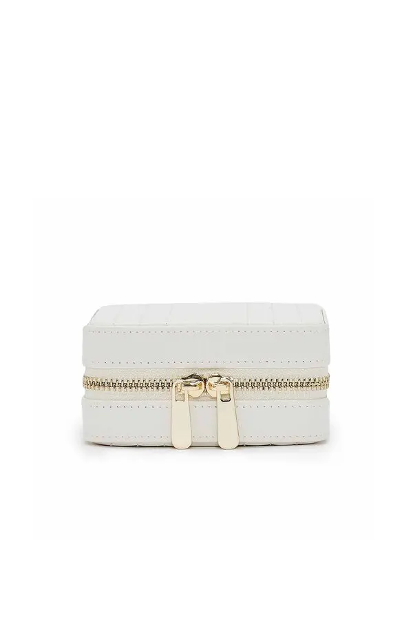 Wolf Maria Small Zip Case - White