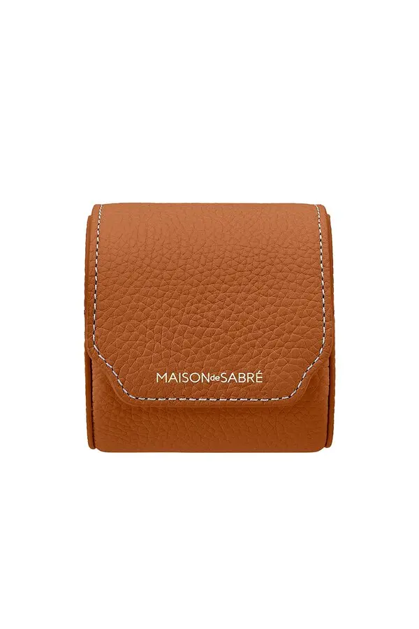 MAISON DE SABRE The Watch Roll - Pecan Brown