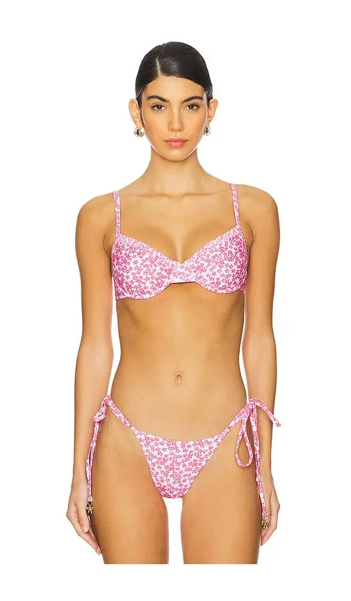 KULANI KINIS Underwire Bralette Bikini Top - Lovebug