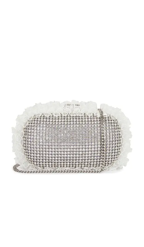 SELF-PORTRAIT X Christopher Kane Crystal Lace Clutch