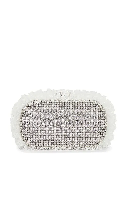 SELF-PORTRAIT X Christopher Kane Crystal Lace Clutch