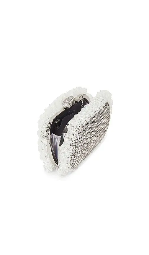 SELF-PORTRAIT X Christopher Kane Crystal Lace Clutch