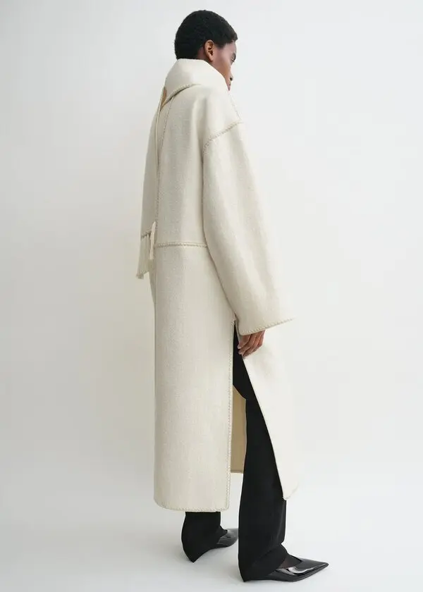 TOTEME Embroidered Scarf Coat