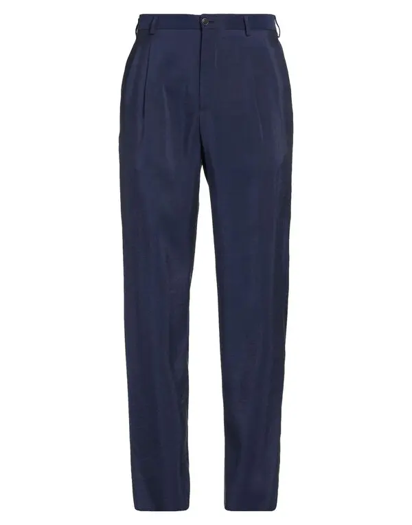 Giorgio Armani Twill Tailored Pants - Navy
