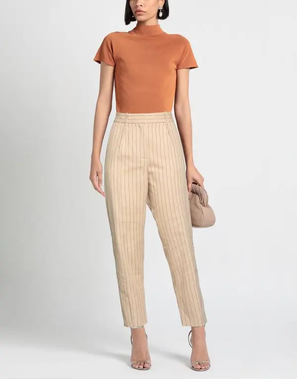 Maje Pinstriped Tapered Leg Pants