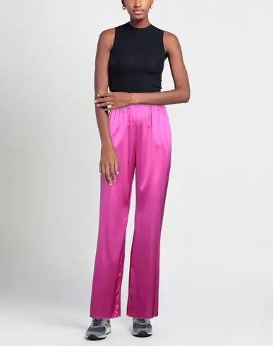 PUROTATTO Silk & Elastane Pajama Pants - Purple