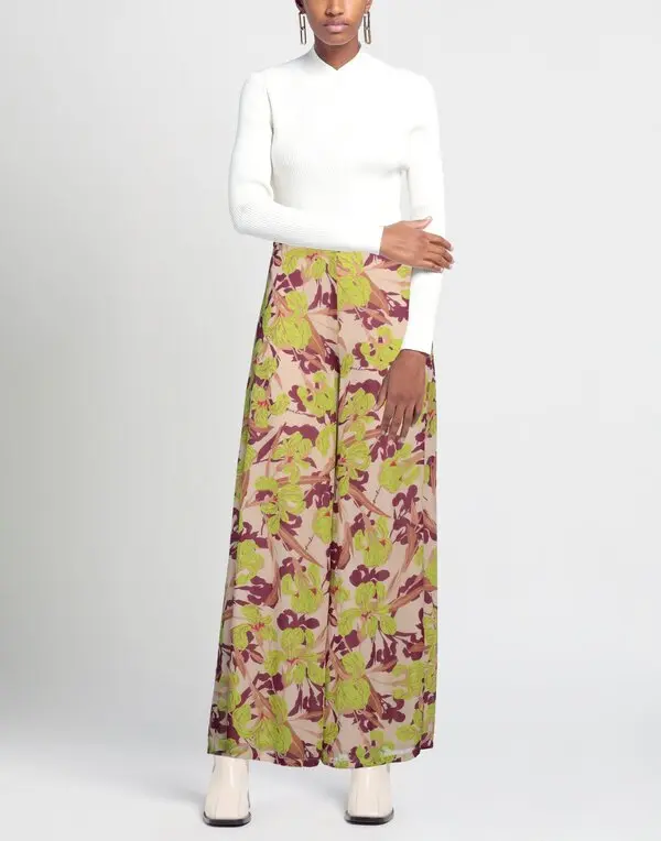 Pinko Floral Print Wide Leg Pants