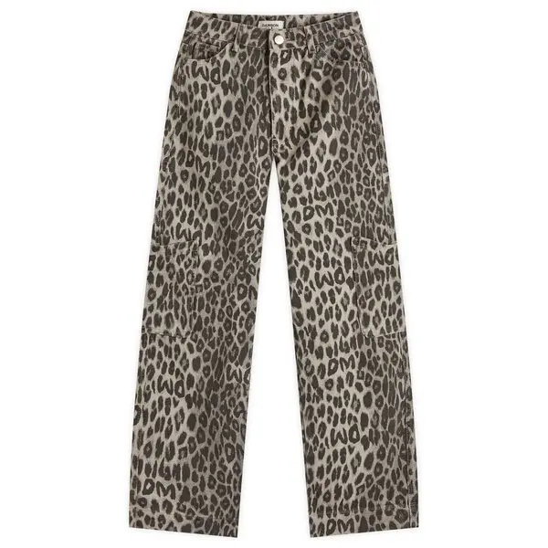 DAMSON MADDER Leopard Drew Cargo Pants