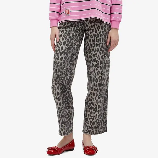 DAMSON MADDER Leopard Drew Cargo Pants