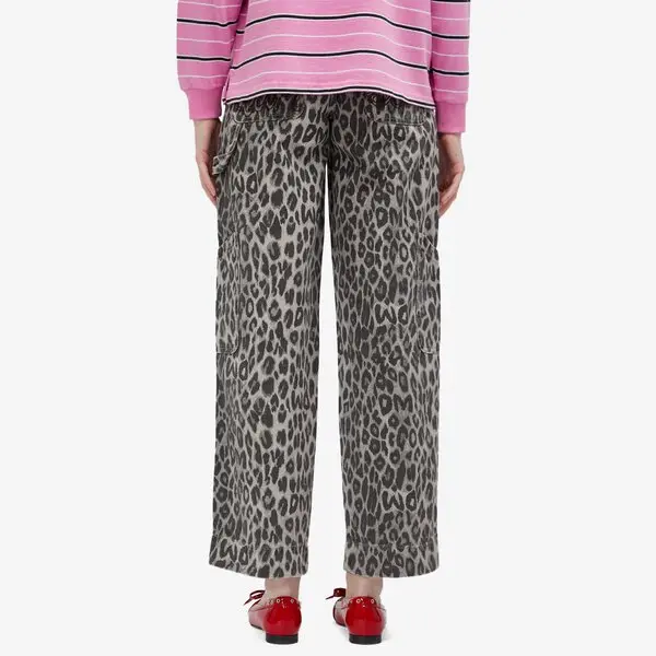 DAMSON MADDER Leopard Drew Cargo Pants