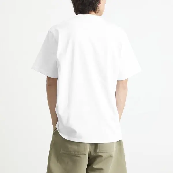 JW Anderson Jersey Anchor Embroidery T-shirt - White