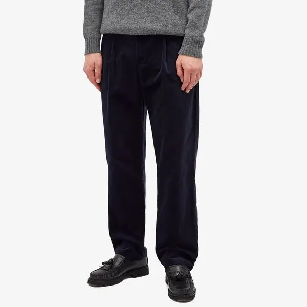 A.p.c. Renato Pleated Trousers - Night Blue