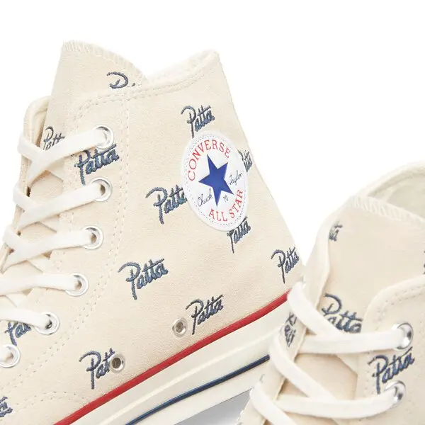 CONVERSE X Patta Chuck 70 High-top Sneakers - White