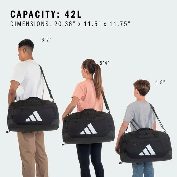 Adidas Defender 5 Small Duffel Bag - Black