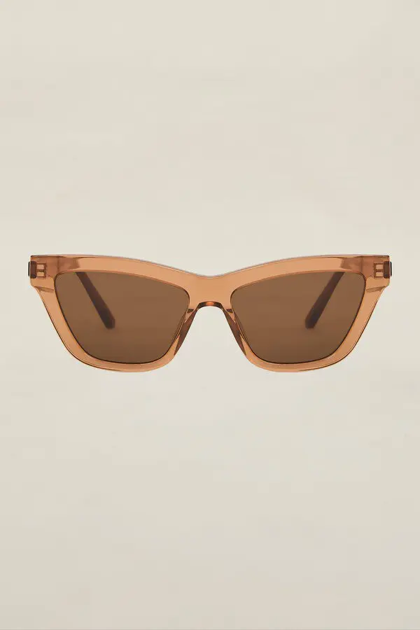 Devon Windsor Boston Sunglasses - Brown