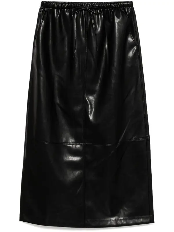 B+AB Faux-leather Skirt
