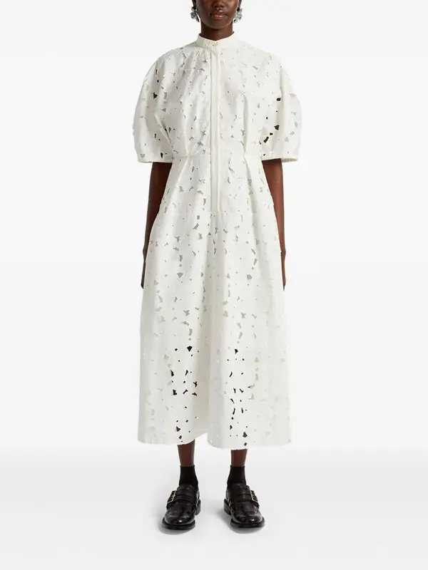 Erdem Broderie Anglaise Midi Dress
