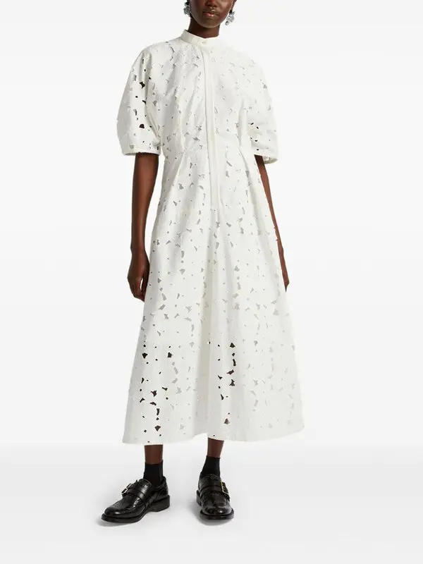 Erdem Broderie Anglaise Midi Dress
