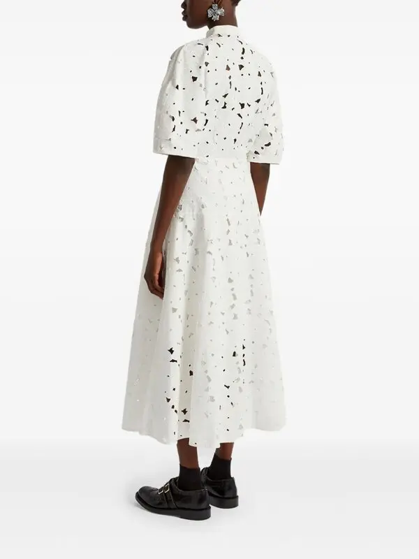 Erdem Broderie Anglaise Midi Dress