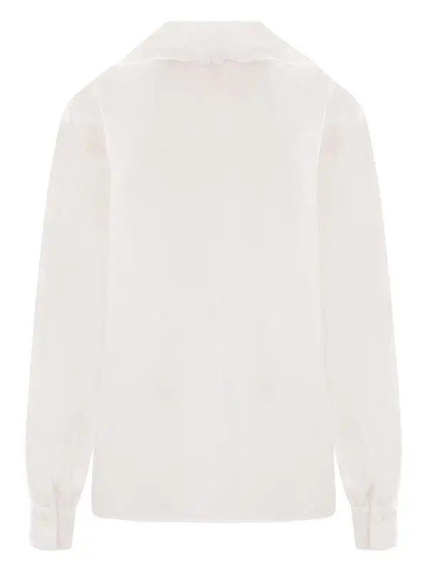 Chloé Embroidered Lavallière Shirt