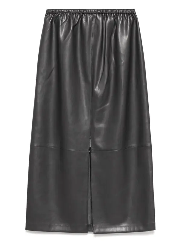 B+AB Faux-leather Skirt