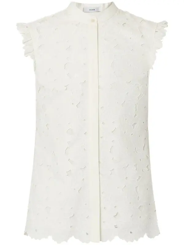 Erdem Ruffle-detailing Shirt - White
