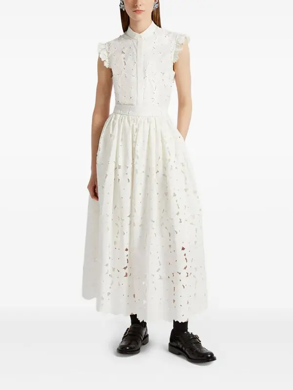 Erdem Ruffle-detailing Shirt - White