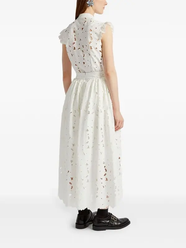 Erdem Ruffle-detailing Shirt - White