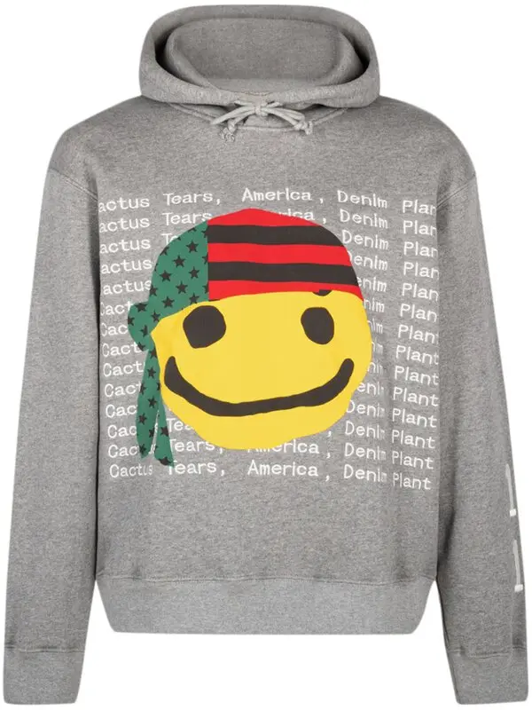DENIM TEARS Cactus Tears Hoodie - Grey