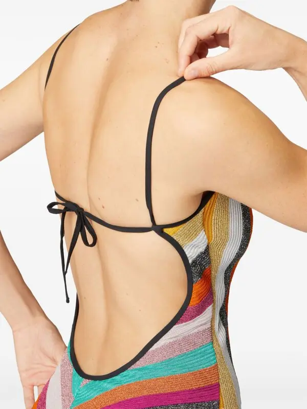Missoni Striped One-piece Swimsuit - Blue