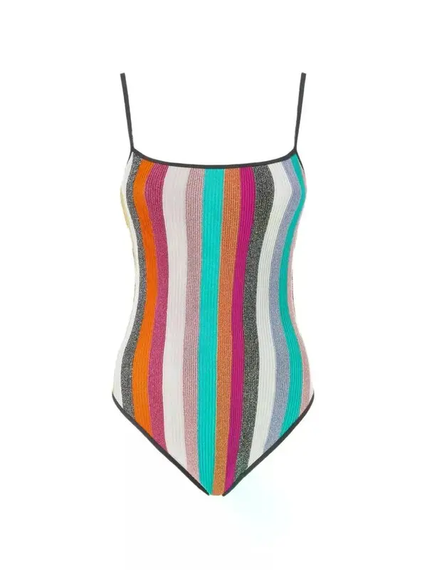 Missoni Striped One-piece Swimsuit - Blue