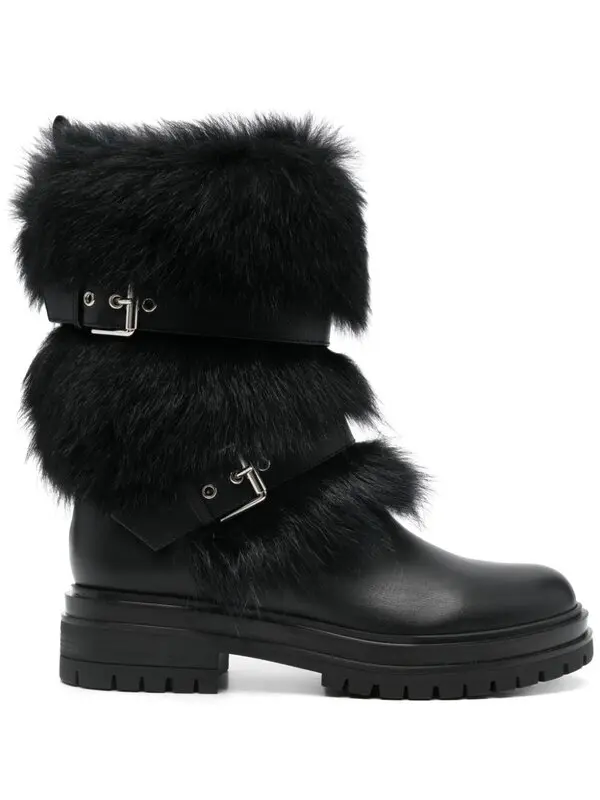 GIANVITO ROSSI Maverick Mid-calf Boots - Black